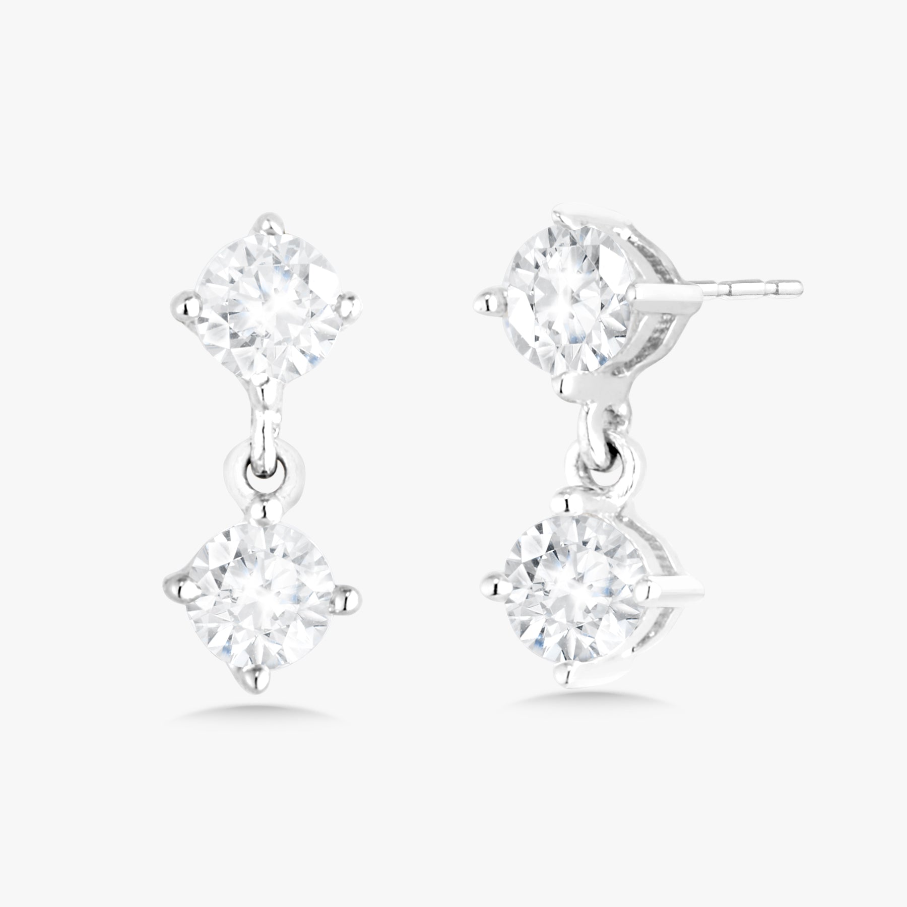 Charlie Cloud® Diamond Dangle Stud Earrings – RWFJ