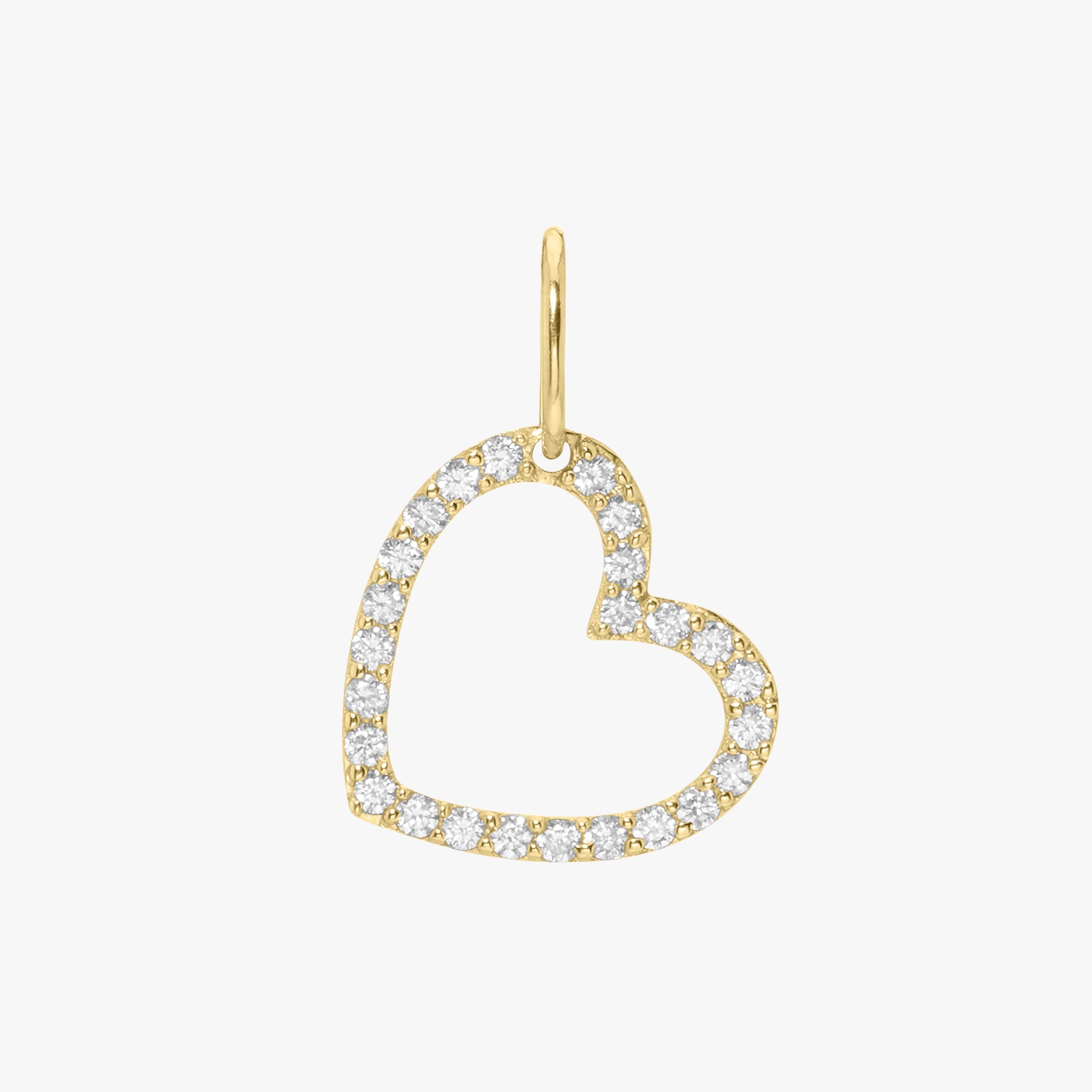 14k gold diamond charms store