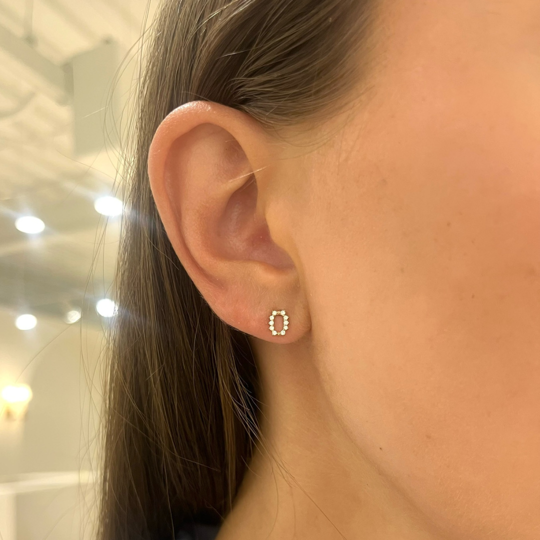 Open Oval Charlie Cloud® Scalloped Stud Earring – RWFJ