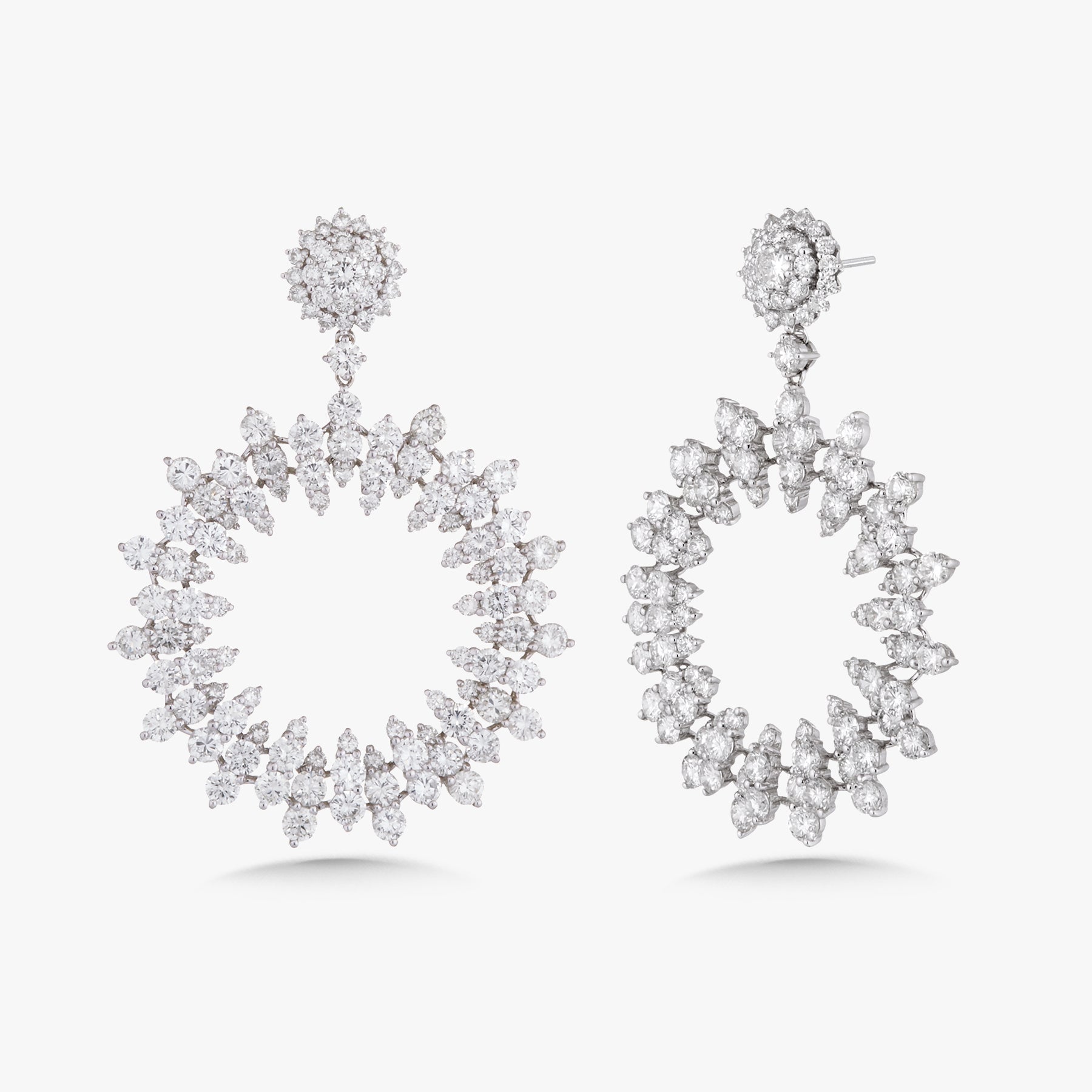 Marseille Diamond Burst Earrings 15.50 ctw – RWFJ