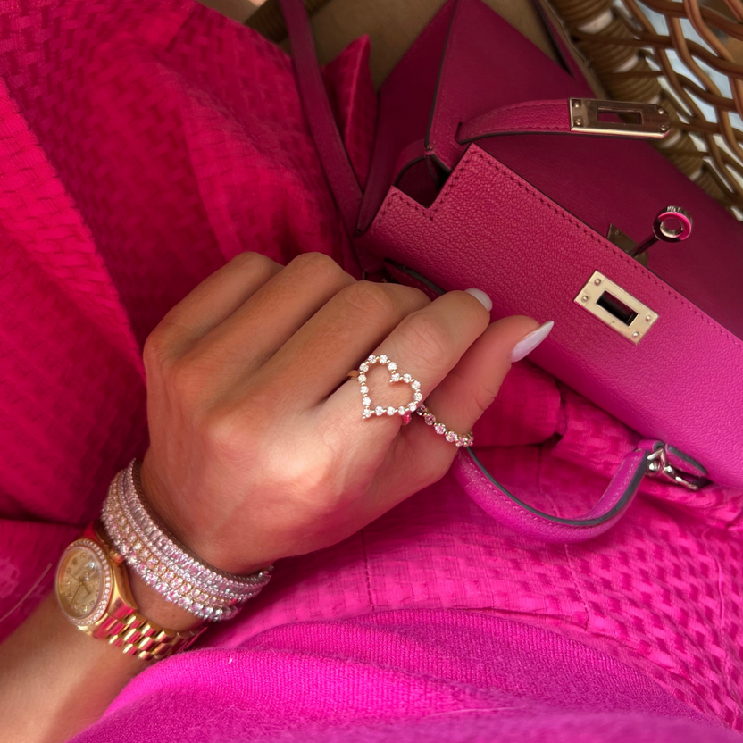 Little Posie Charlie Cloud® Floating Diamond Heart Ring 0.56 ctw – RWFJ