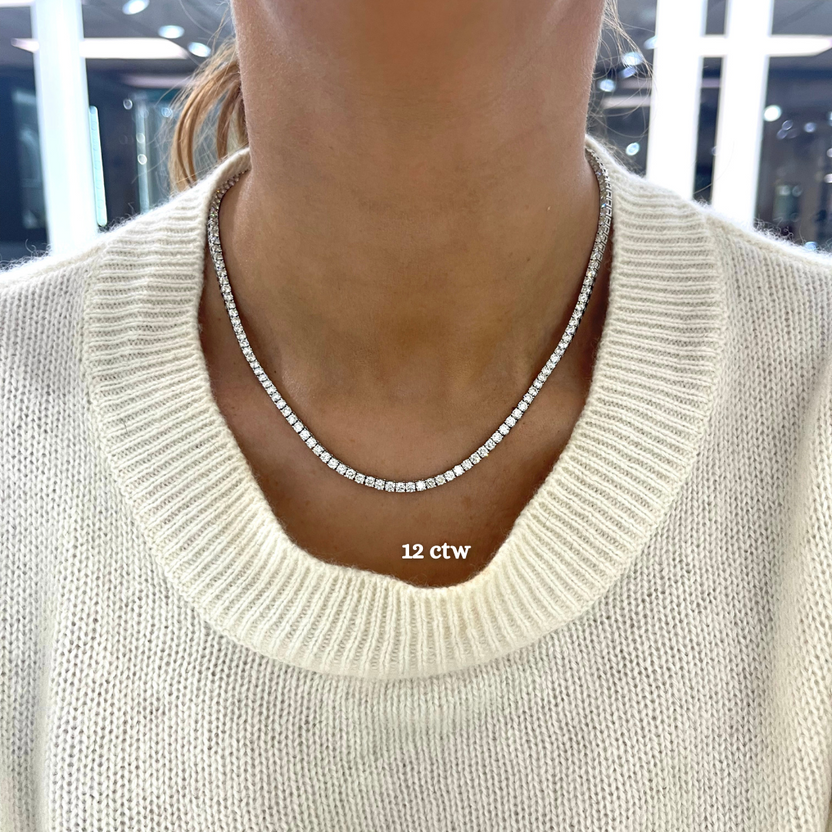 Kessler Diamond Tennis Necklace – RWFJ